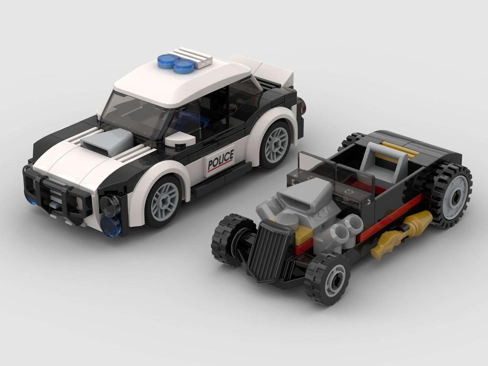 LEGO MOC Police Gangster Car by ChrisBrickman | Rebrickable - Build ...