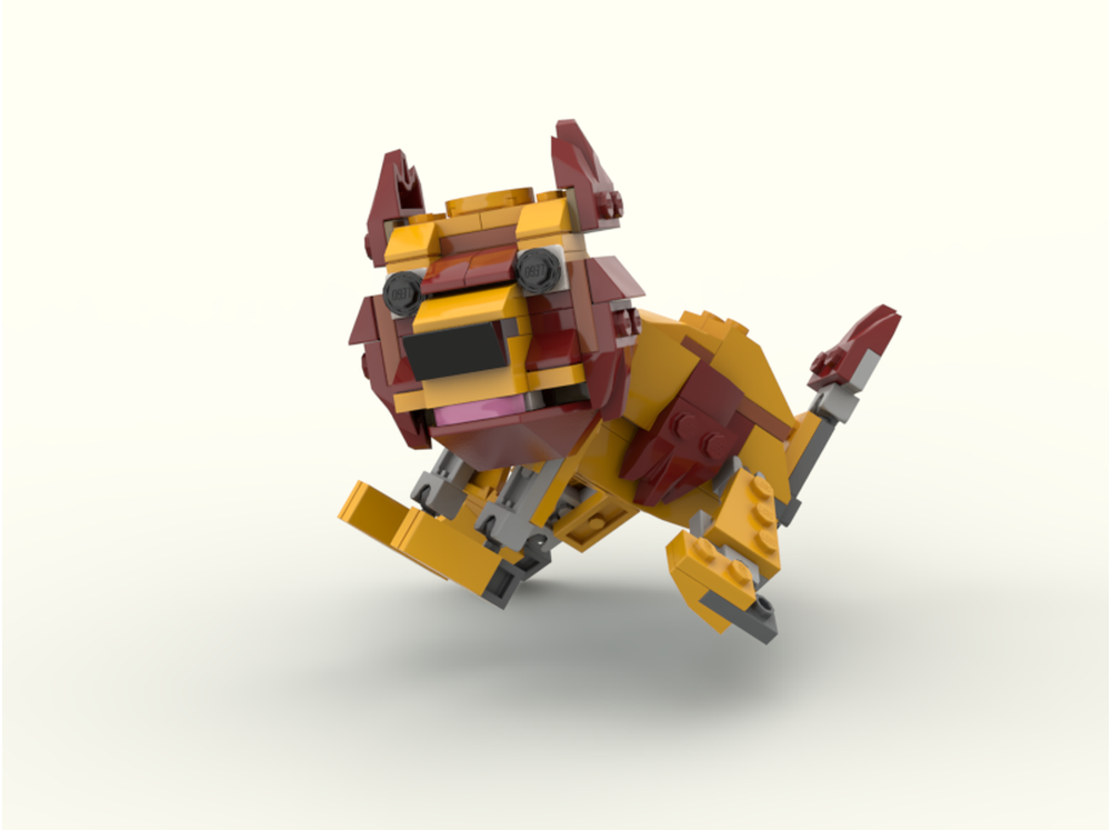 LEGO MOC Baby lion by Matrynka | Rebrickable - Build with LEGO