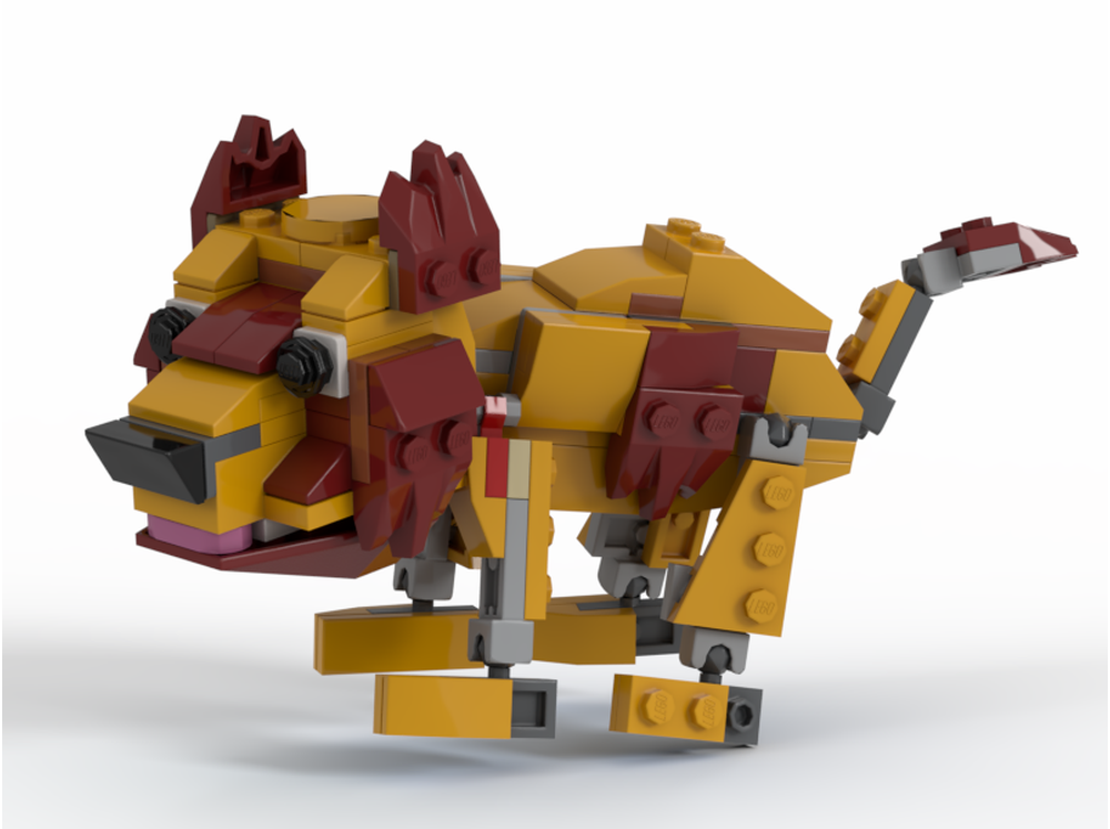 LEGO MOC Baby lion by Matrynka | Rebrickable - Build with LEGO
