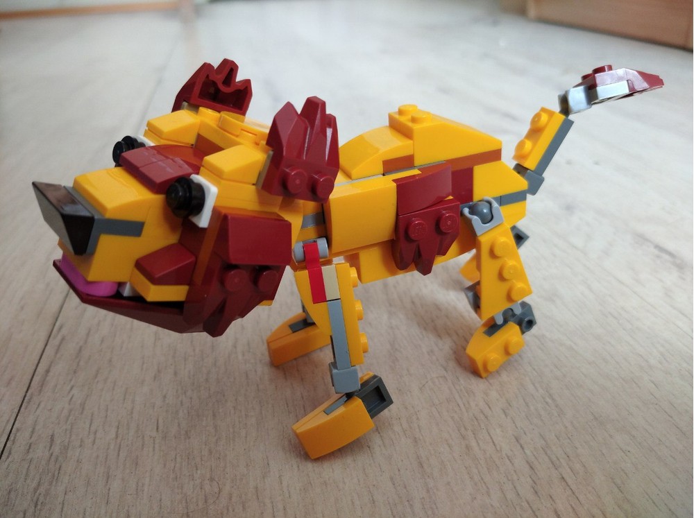 LEGO MOC Baby lion by Matrynka | Rebrickable - Build with LEGO