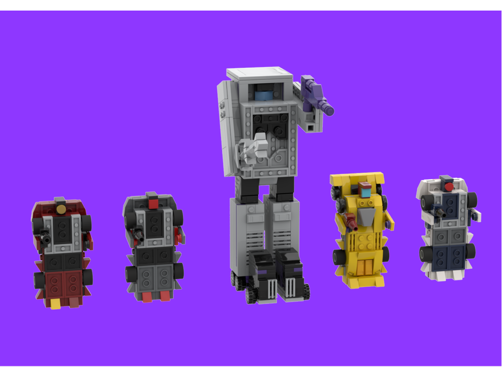 LEGO MOC Transformers Menasor / Stunticons G1 toy by Luca_Rx_01 ...