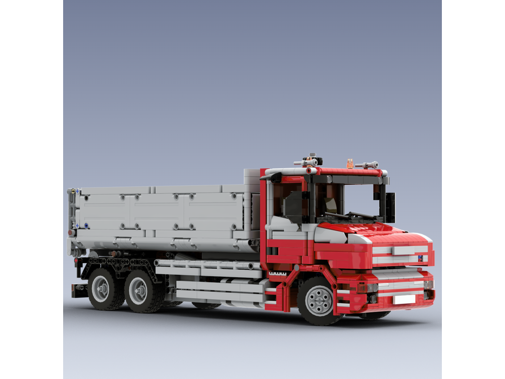 Lego Moc Scania T114 3 Axles Hookloader By Oldolneylego Rebrickable