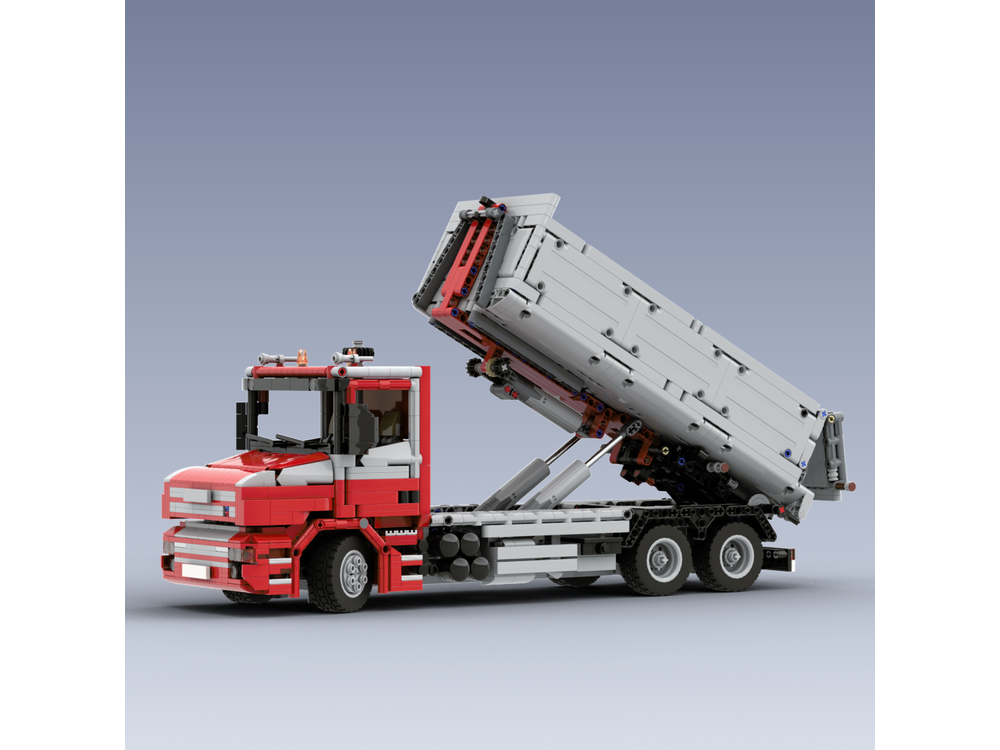 Lego Moc Scania T114 3 Axles Hookloader By Oldolneylego Rebrickable