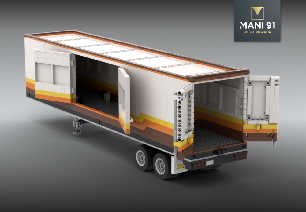 LEGO MOC DRY-VAN Trailer for Semi Trucks (Mack Scale 1:21) by Mani91 ...