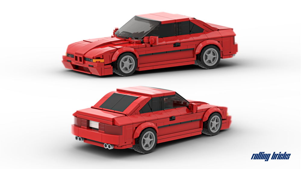 LEGO MOC-143453 BMW 850CSi - in 3 colors: white, red, dark grey by ...