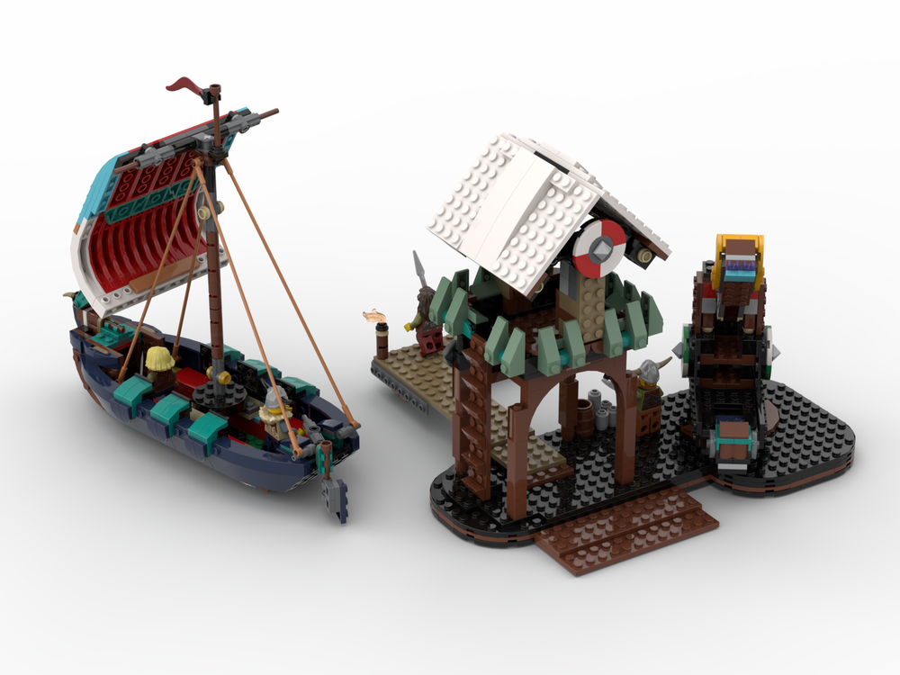 LEGO MOC-143454 Viking Harbor, 31132 Alternate Build by Macharius ...