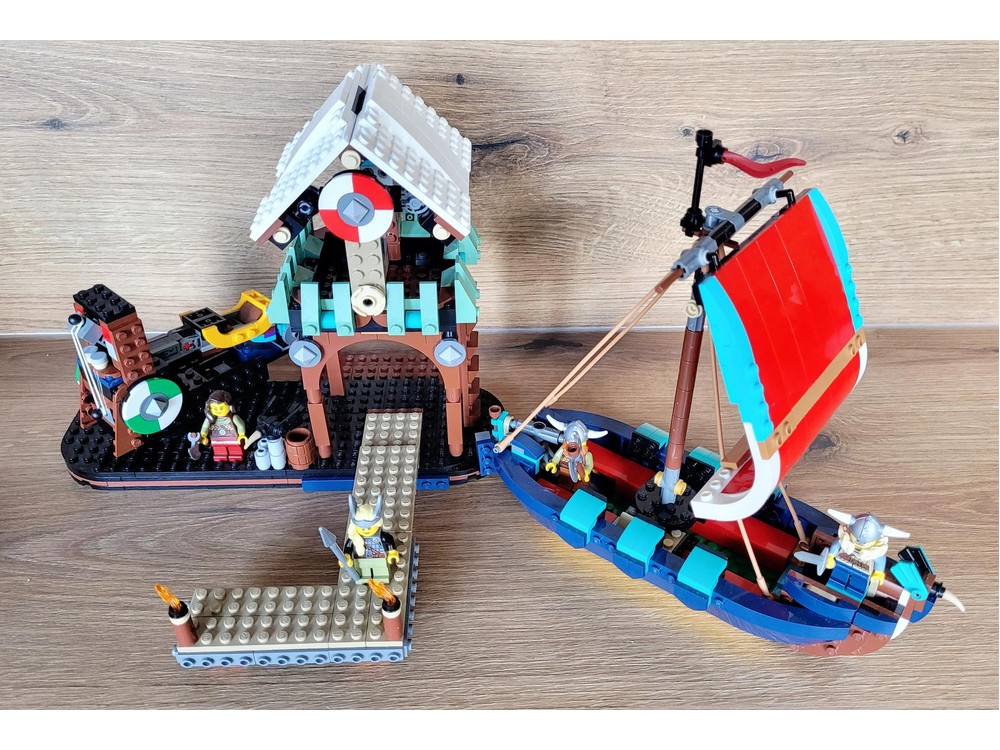 LEGO MOC-143454 Viking Harbor, 31132 Alternate Build by Macharius ...