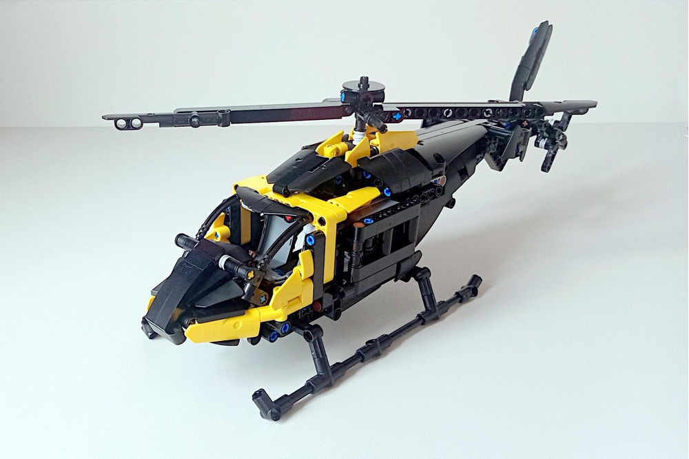 Lego Moc 42151 Helicopter By Jorah Rebrickable Build With Lego
