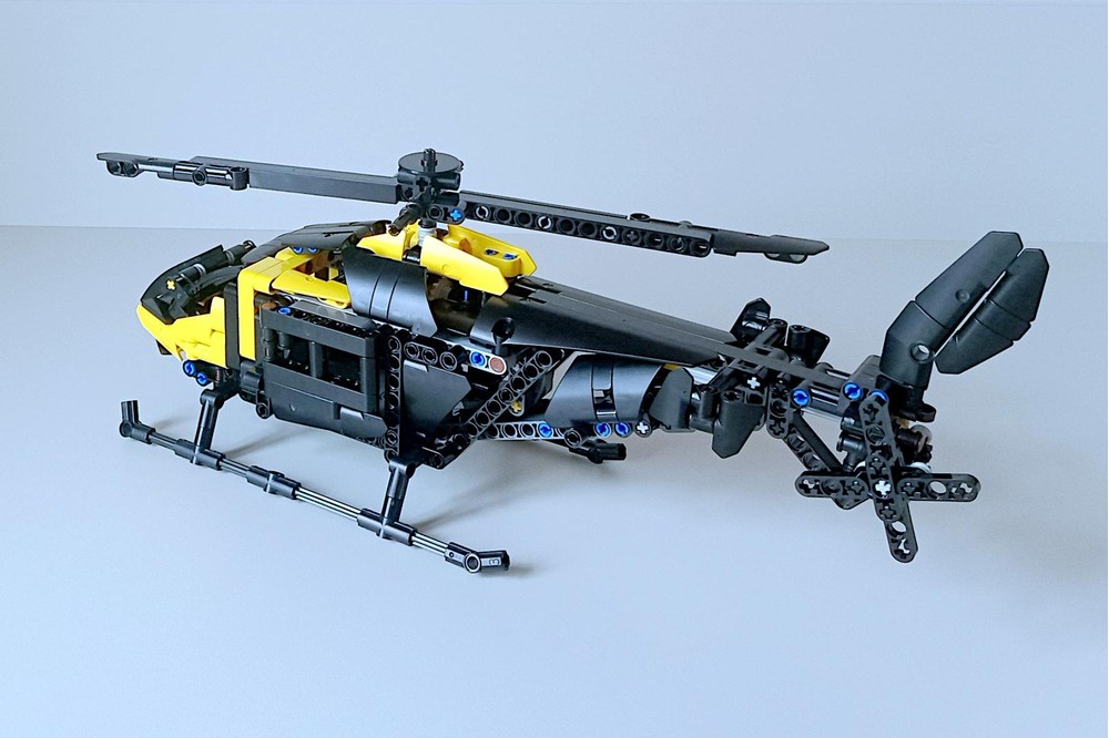 Lego Moc 42151 Helicopter By Jorah Rebrickable Build With Lego