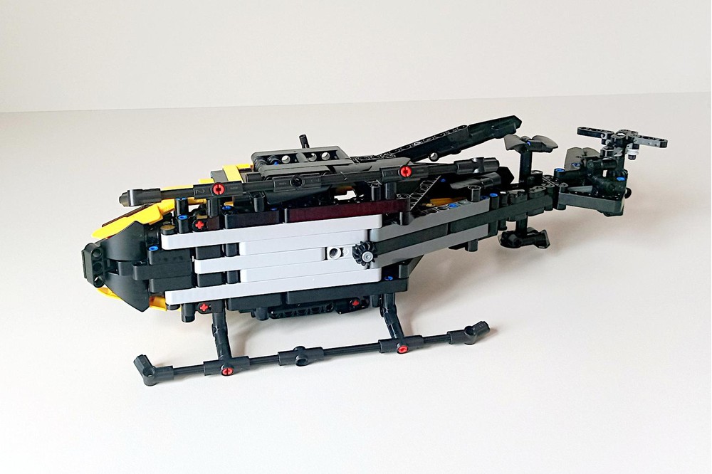 Lego Moc 42151 Helicopter By Jorah Rebrickable Build With Lego