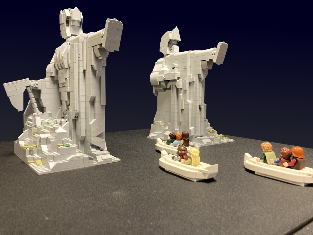 Lego Moc Lego The Argonath The Pillars Of The Kings Custom Moc By