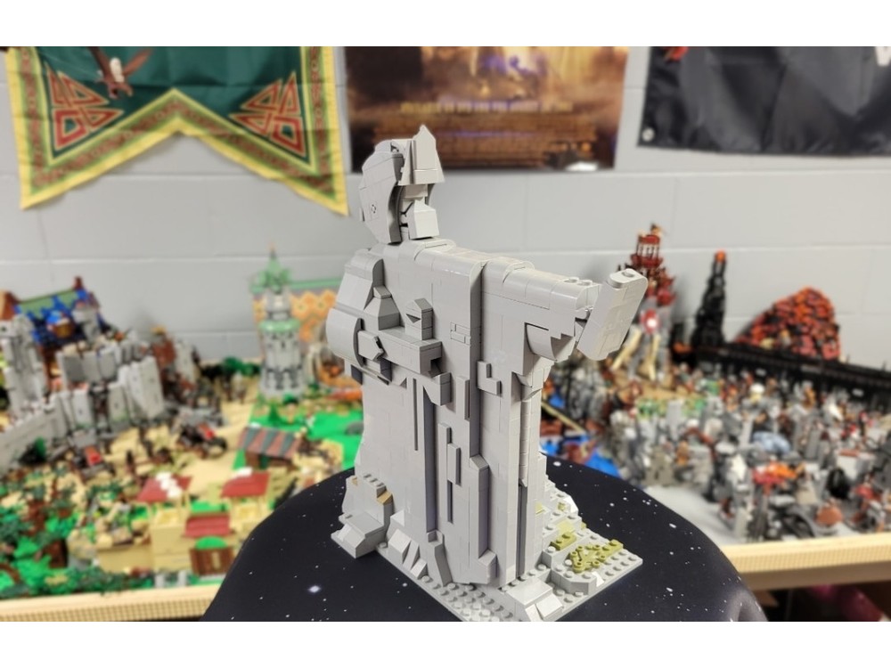 Lego Moc Lego The Argonath The Pillars Of The Kings Custom Moc By