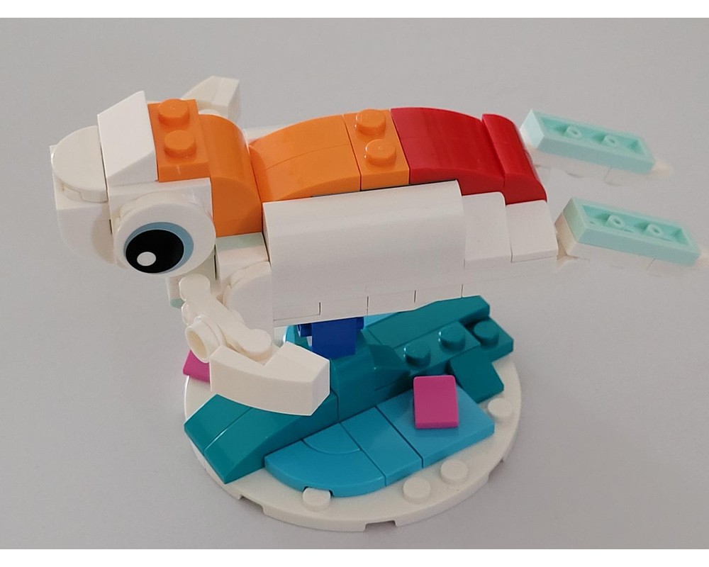 Lego Moc 31140 Turtle By Robmg Rebrickable Build With Lego