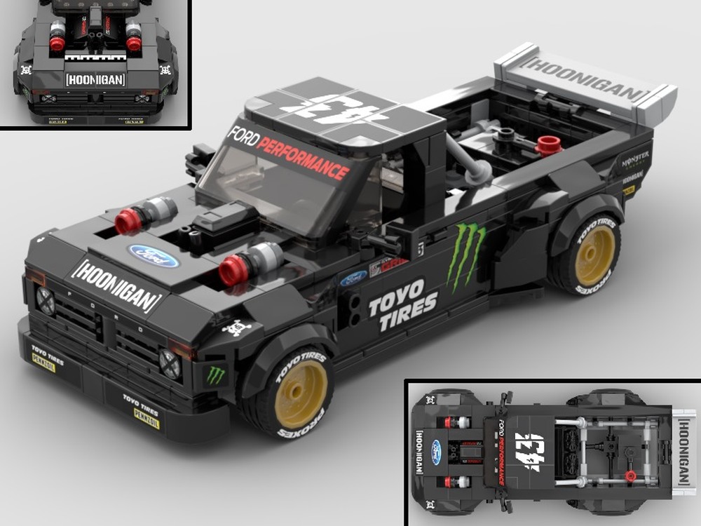 LEGO MOC Ford F150 Hoonitruck by Prodbrick | Rebrickable - Build with LEGO