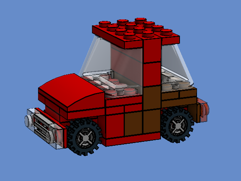 LEGO MOC dirty car by AhtiVee | Rebrickable - Build with LEGO