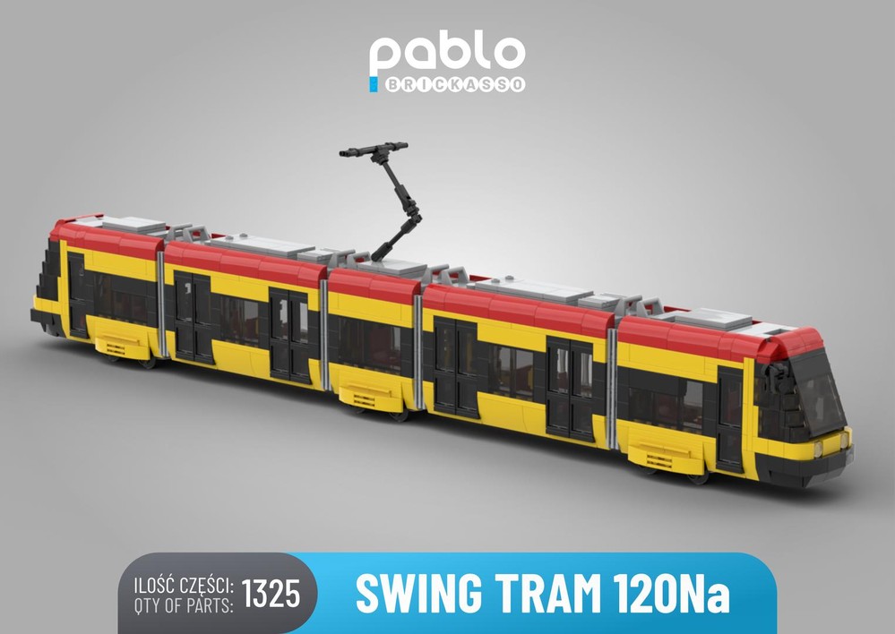 LEGO MOC Swing tram 120Na v02 (2023) by pablo_brickasso | Rebrickable ...