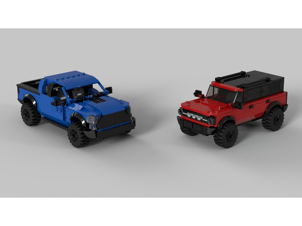 Lego Moc Ford F 150 Raptor 2016 By Dinhtuankiet Rebrickable Build
