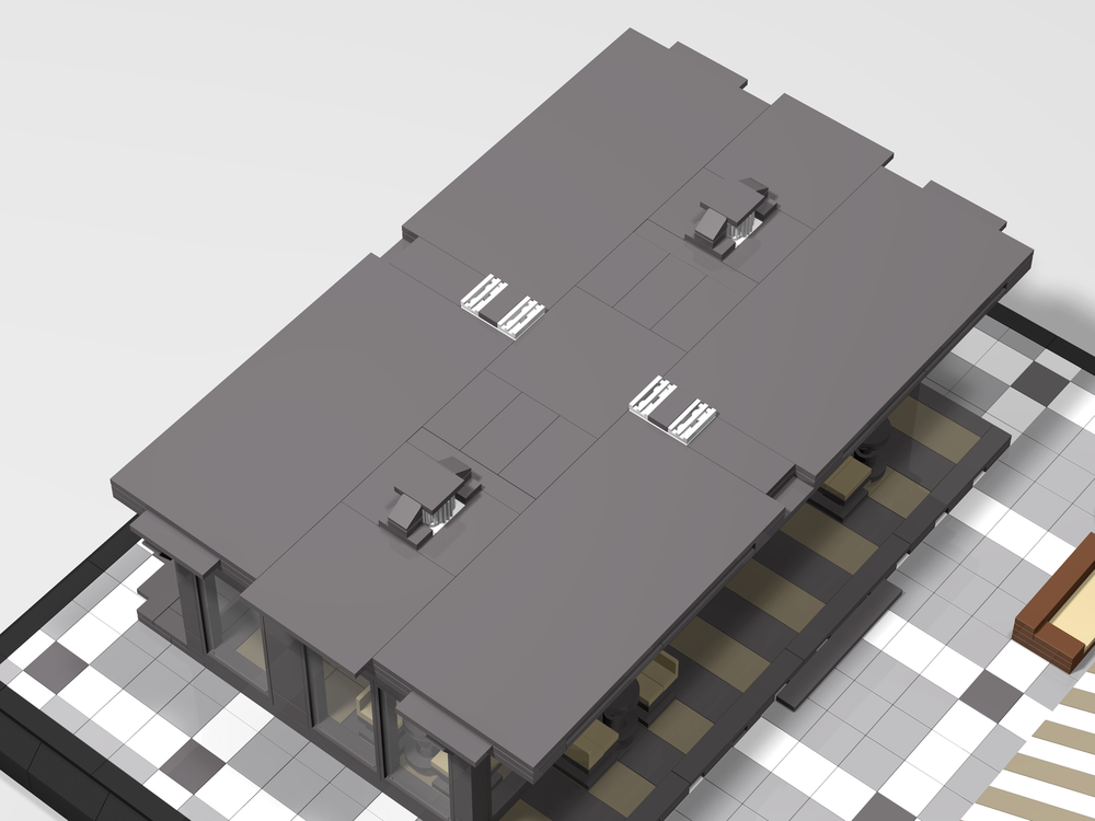 Lego Moc Café By The Undo Rebrickable Build With Lego