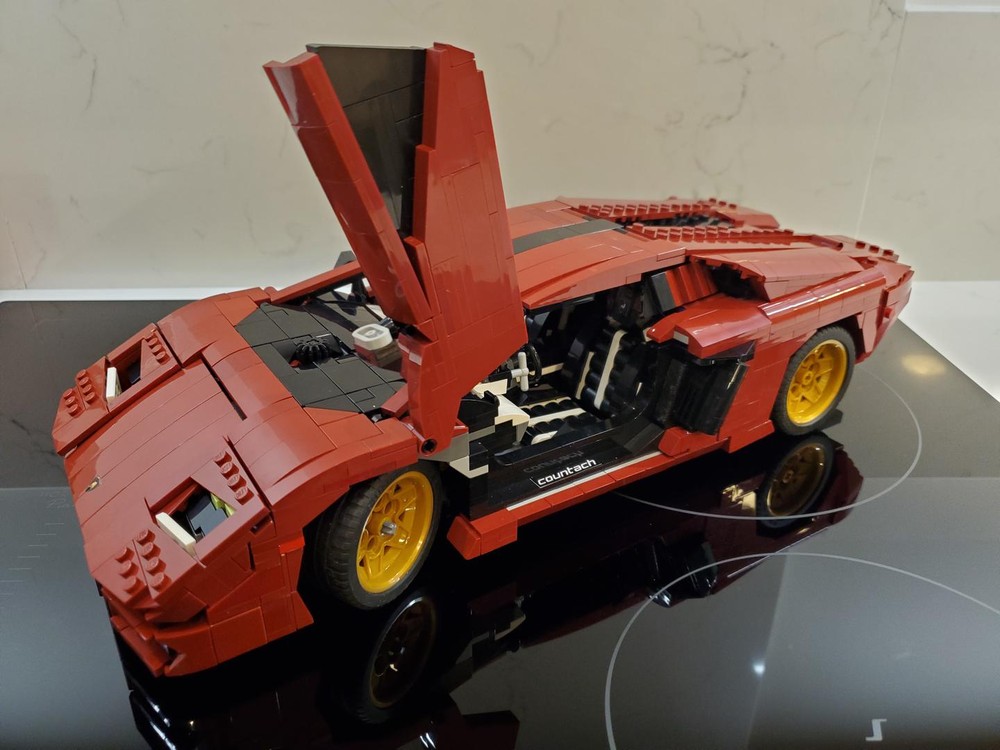 LEGO MOC Lamborghini Countach LPI 800-4 by Anatole | Rebrickable ...