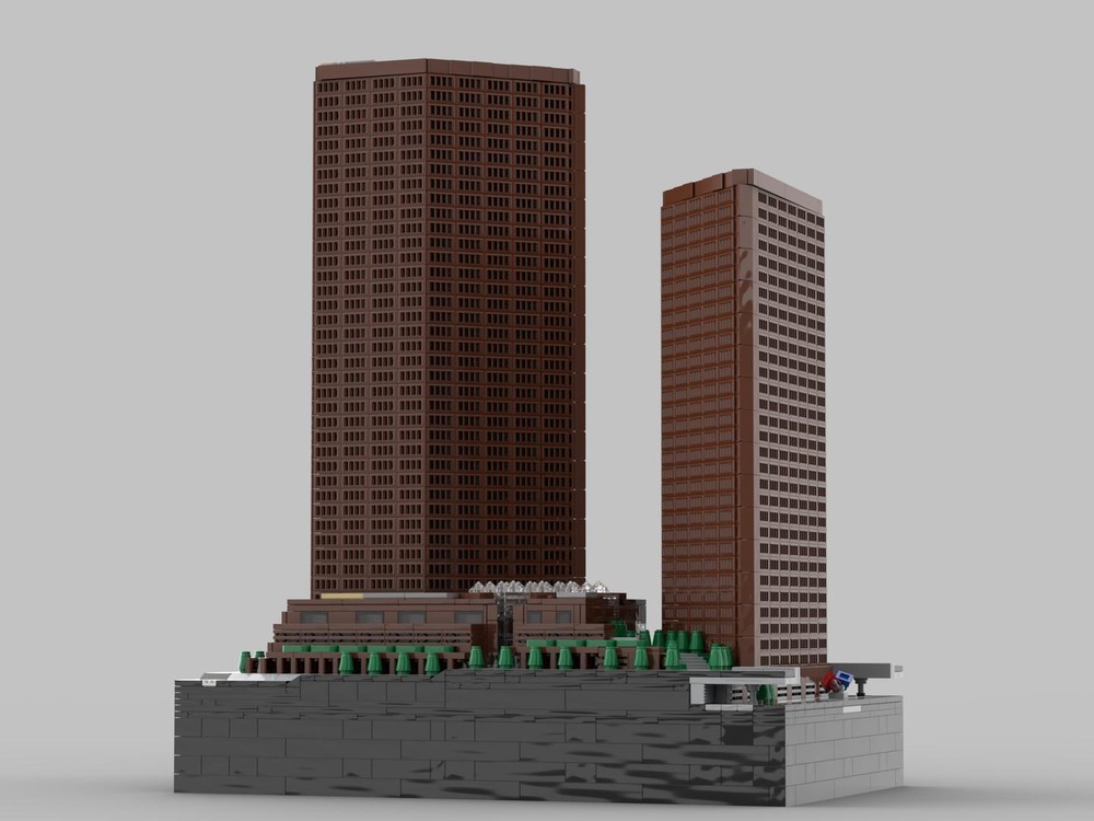 LEGO MOC Wells Fargo Center at 1/650th Scale by FunnyTacoBunny ...