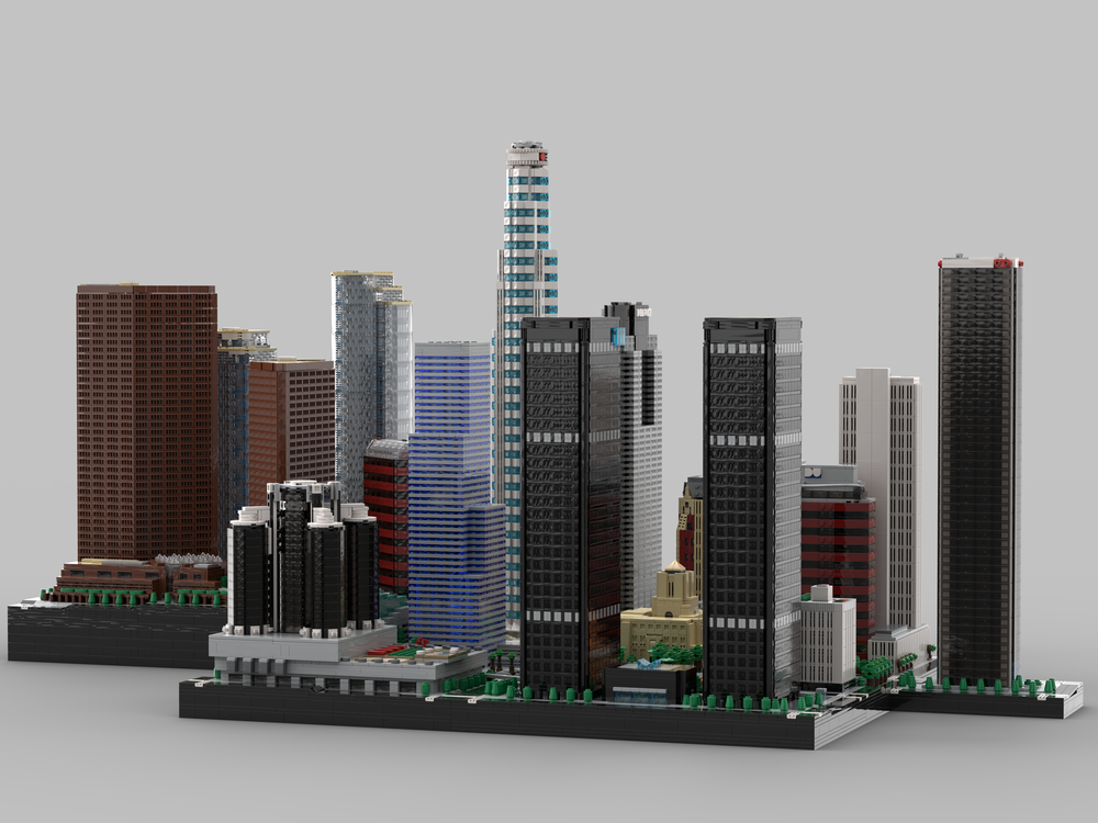 LEGO MOC-143585 Wells Fargo Center at 1/650th Scale by FunnyTacoBunny ...