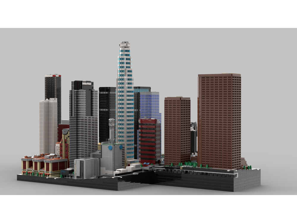 LEGO MOC-143585 Wells Fargo Center at 1/650th Scale by FunnyTacoBunny ...