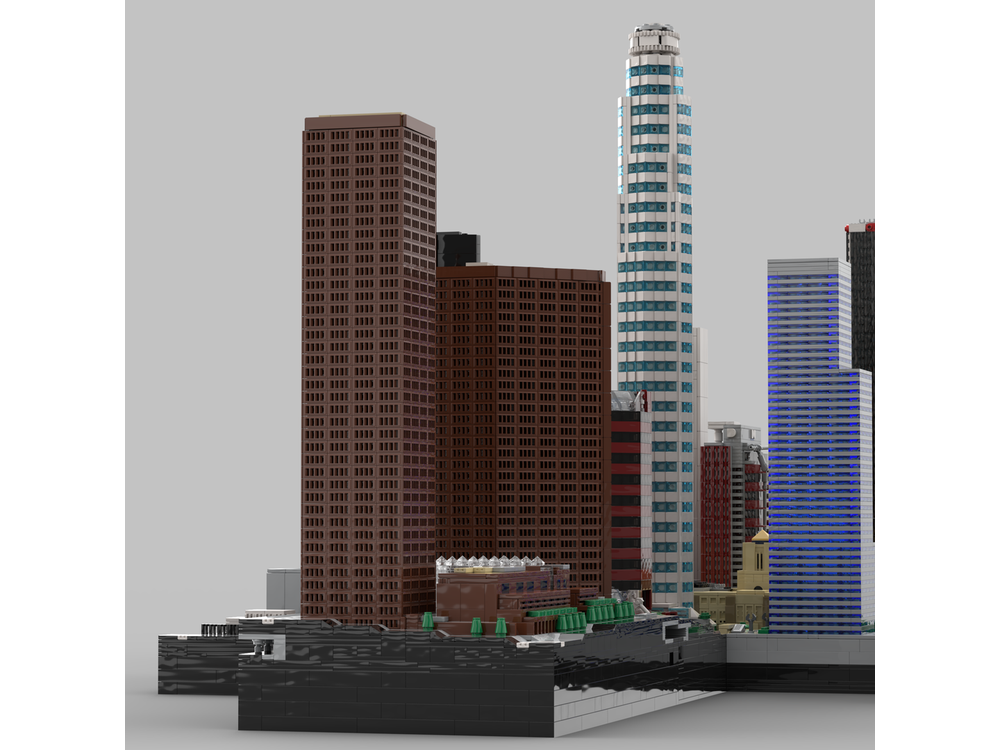 LEGO MOC-143585 Wells Fargo Center at 1/650th Scale by FunnyTacoBunny ...