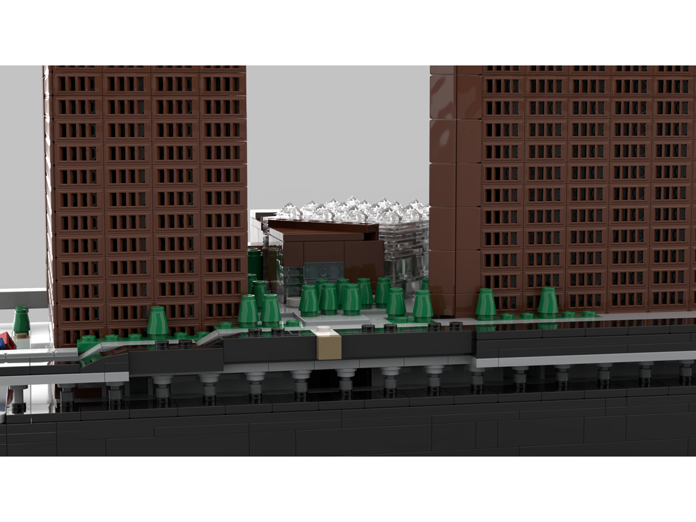 Lego Moc Wells Fargo Center At 1650th Scale By Funnytacobunny