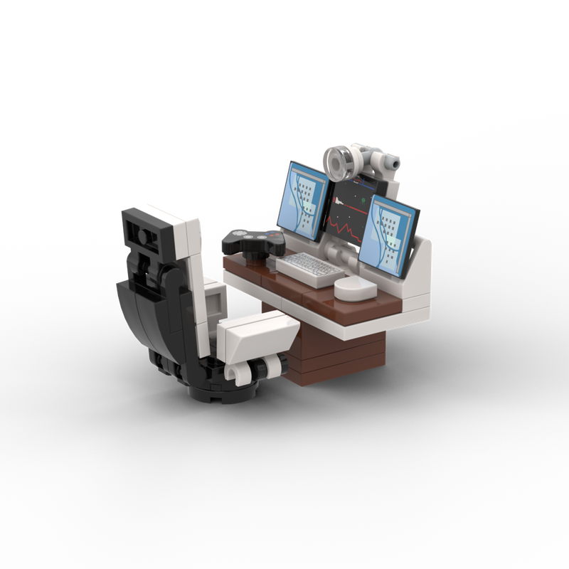 LEGO MOC Gaming Desktop by Mutschi | Rebrickable - Build with LEGO