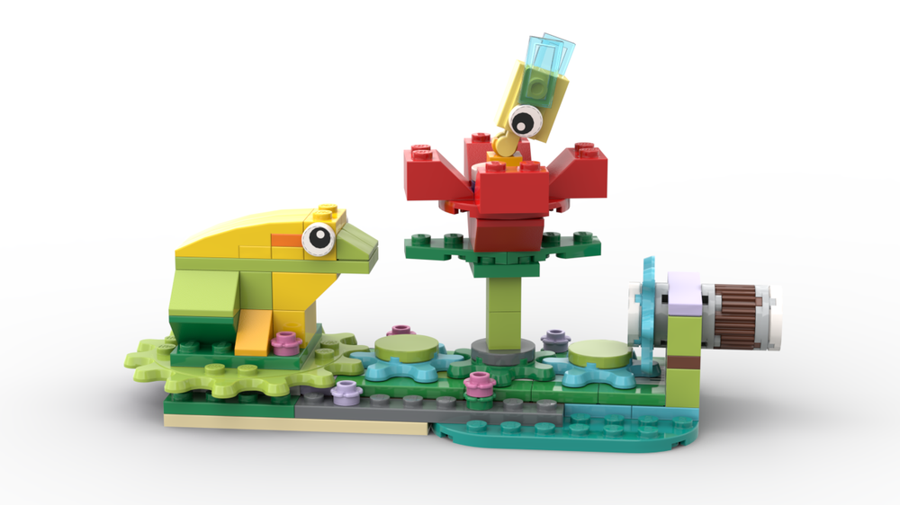 LEGO MOC 11019 Frog by Lenarex | Rebrickable - Build with LEGO