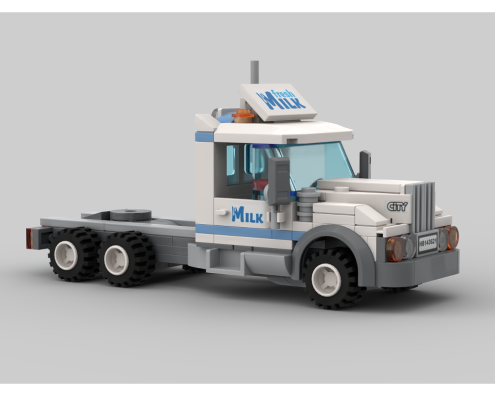 LEGO MOC Milk Tanker by HaulingBricks | Rebrickable - Build with LEGO