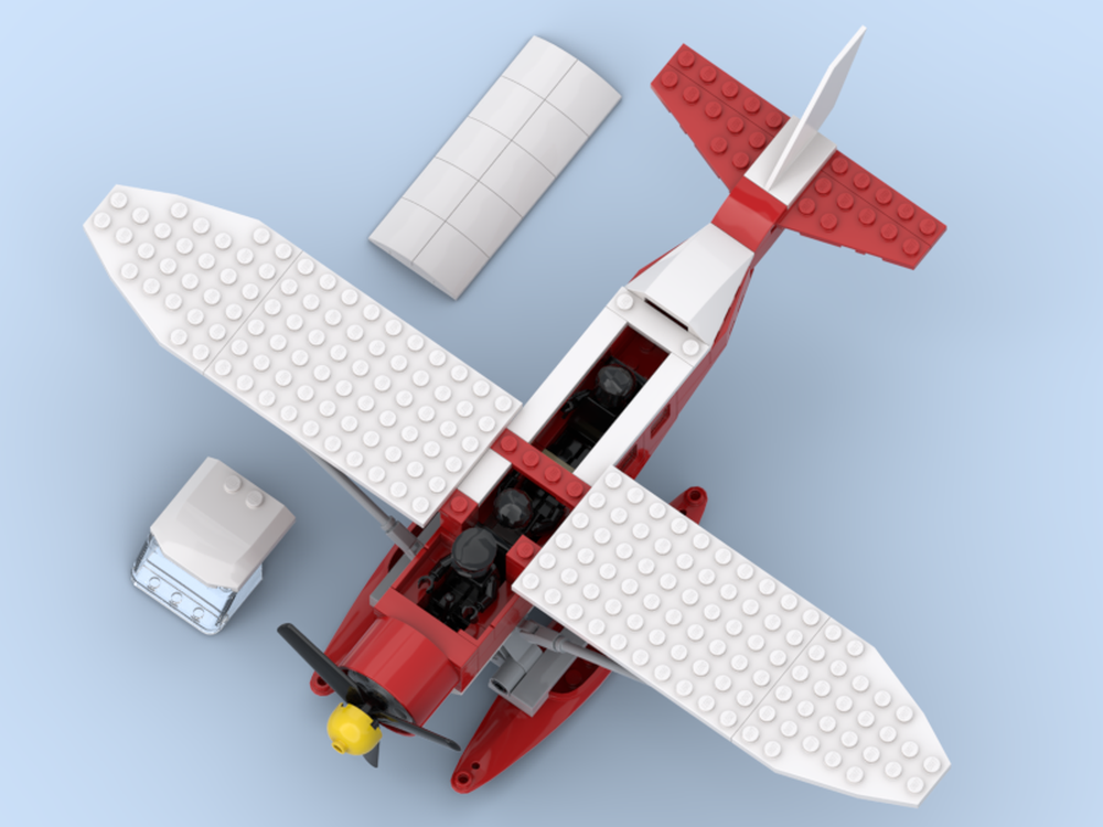 LEGO MOC Minifig Scale Seaplane by jameshigson0512 | Rebrickable ...