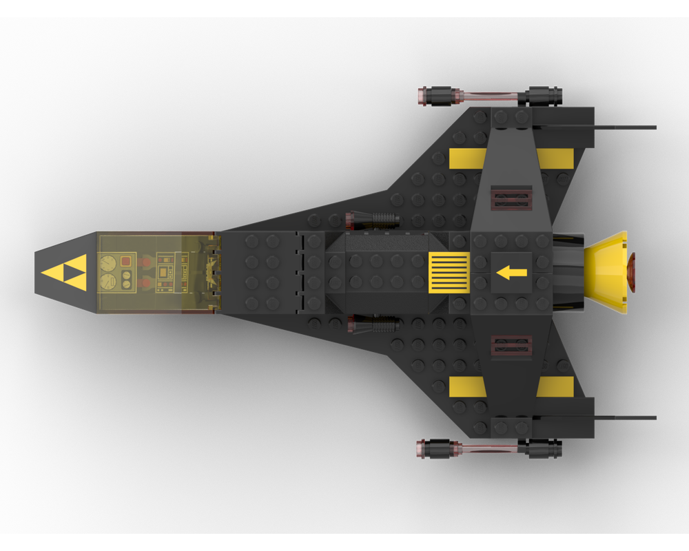 LEGO MOC 6582 Blacktron Aerial Recon by Malcav | Rebrickable - Build ...