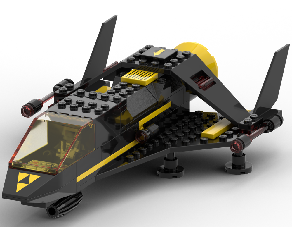 LEGO MOC 6582 Blacktron Aerial Recon by Malcav | Rebrickable - Build ...