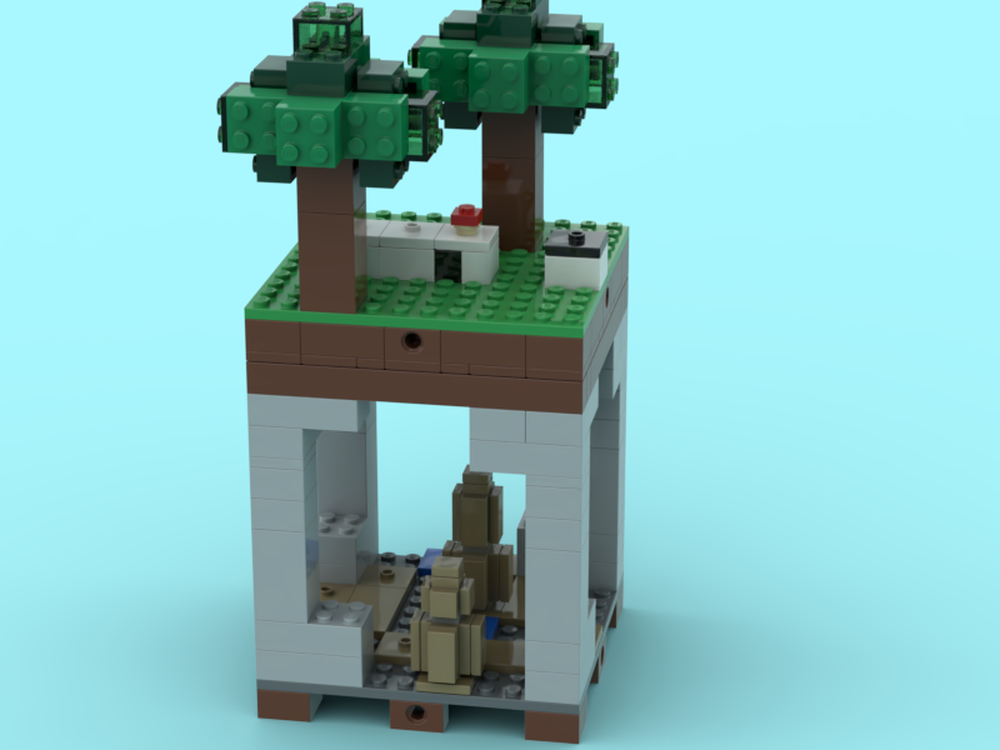 LEGO MOC modular minecraft-- dripstone cave by ConsiderANapkin ...