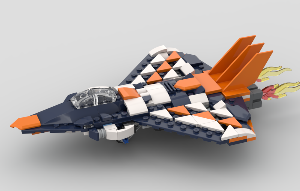 LEGO MOC 31126 TopGun Enemy Fighter by crazy8ron | Rebrickable - Build ...