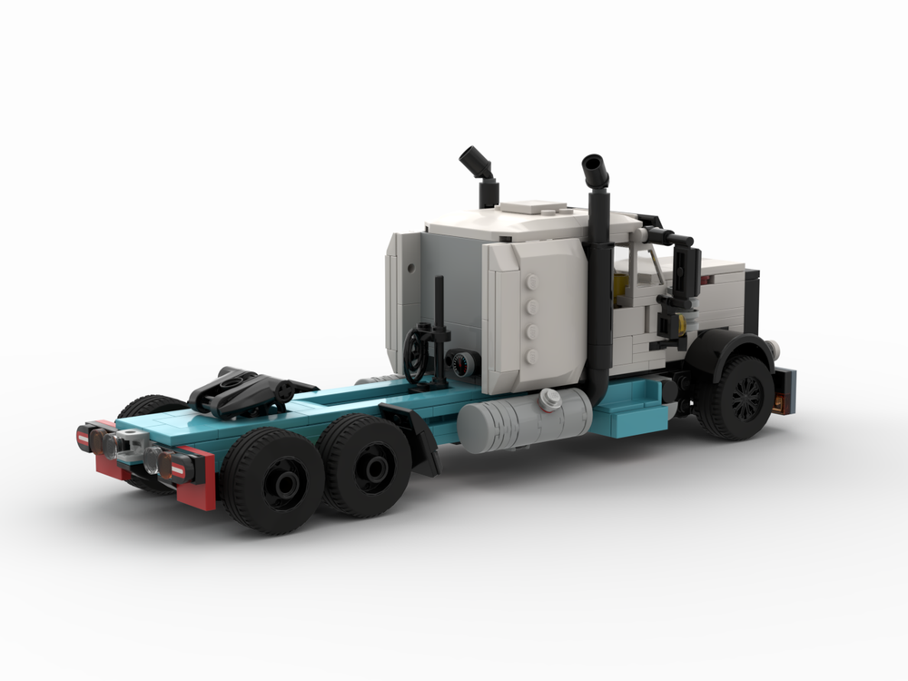 Lego Moc Stunz Sleep Cab Truck V2 By Owstin Rebrickable Build With Lego