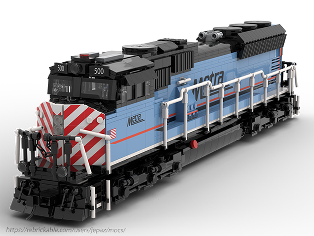 LEGO MOC SD70MACH Metra by jepaz | Rebrickable - Build with LEGO