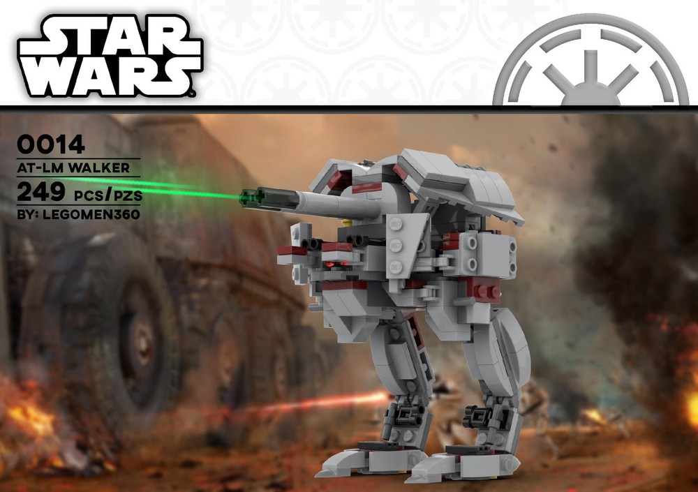 LEGO MOC AT-LM Walker by Legomen360 | Rebrickable - Build with LEGO