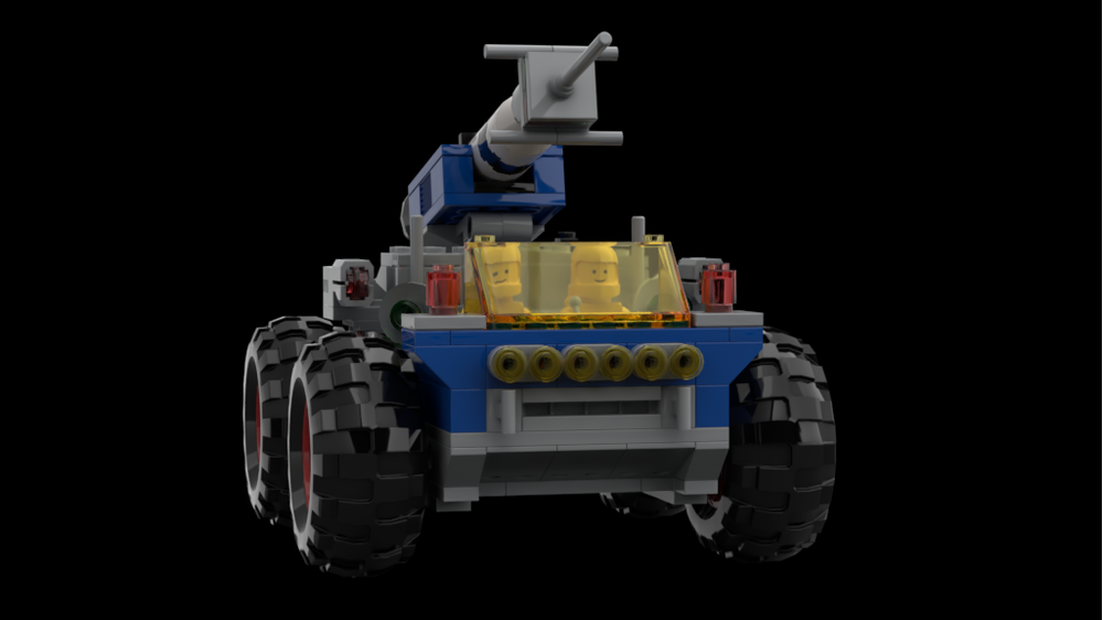Lego Moc Classic Space Mobile Rocket Transporter By Watsonlego