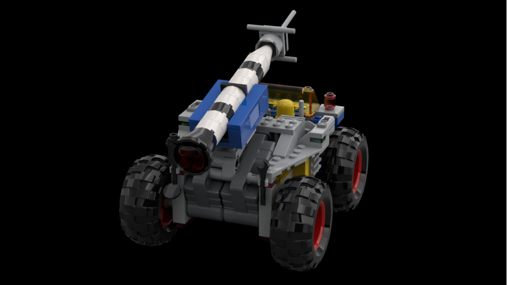 Lego Moc Classic Space Mobile Rocket Transporter By Watsonlego