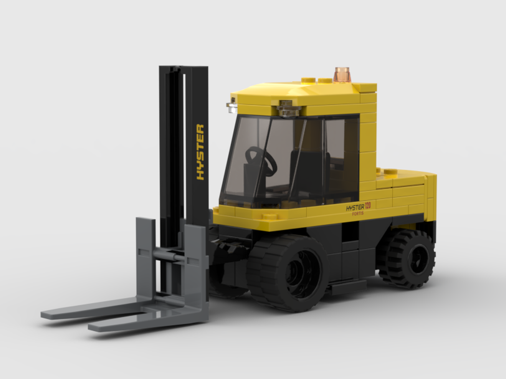 LEGO MOC Hyster Forklift by JIDBrickCreations | Rebrickable - Build ...