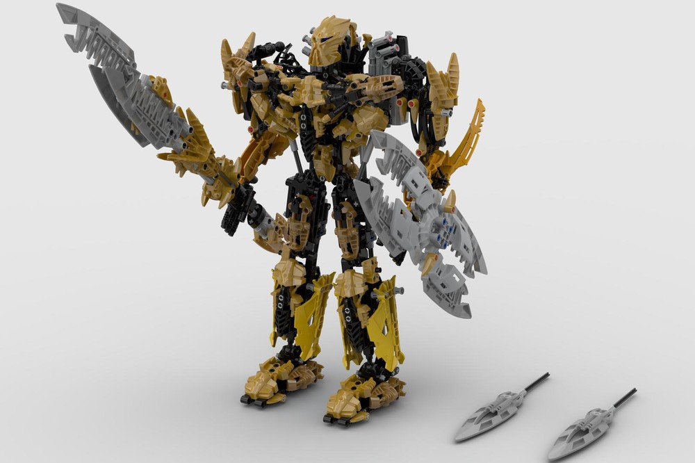 LEGO MOC Optimus Prime bayformers x Toa Mata Nui (Epic/Gold Optimus ...