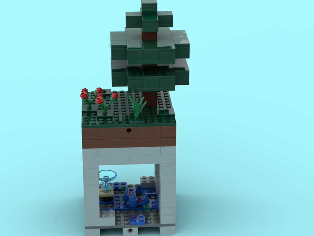 LEGO MOC modular minecraft-- sculk cavern by ConsiderANapkin ...