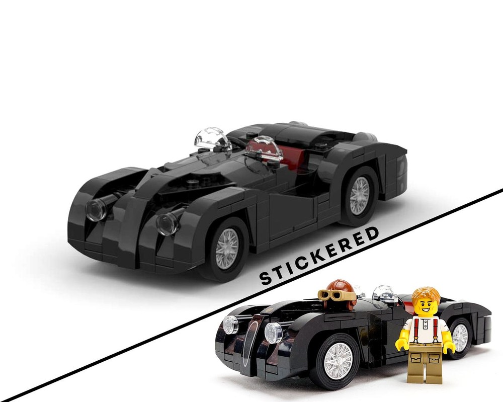 LEGO MOC Jaguar XK120 Racecar by SFH_Bricks | Rebrickable - Build with LEGO