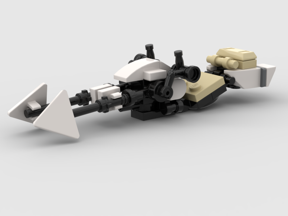 LEGO MOC Scout Trooper Speeder Bike by BrickBadWolf | Rebrickable ...