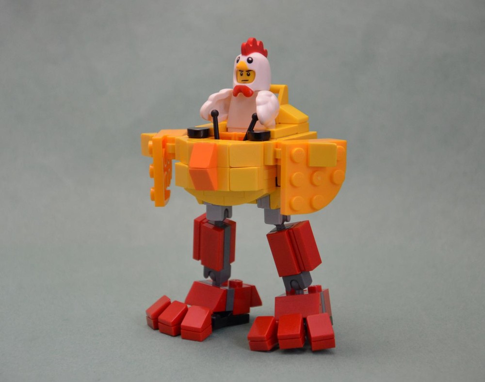 LEGO MOC Easter Chick Mech by Kritch | Rebrickable - Build with LEGO