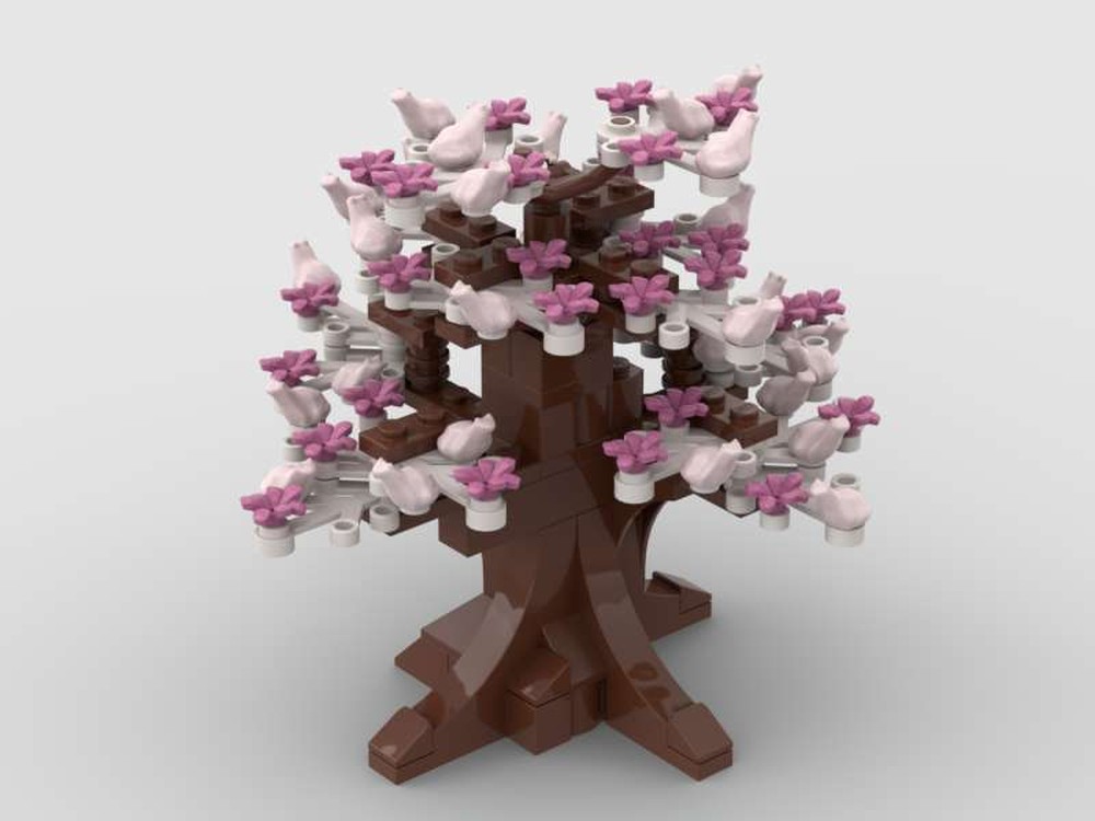 LEGO MOC Sakura tree by TheMightySumo | Rebrickable - Build with LEGO