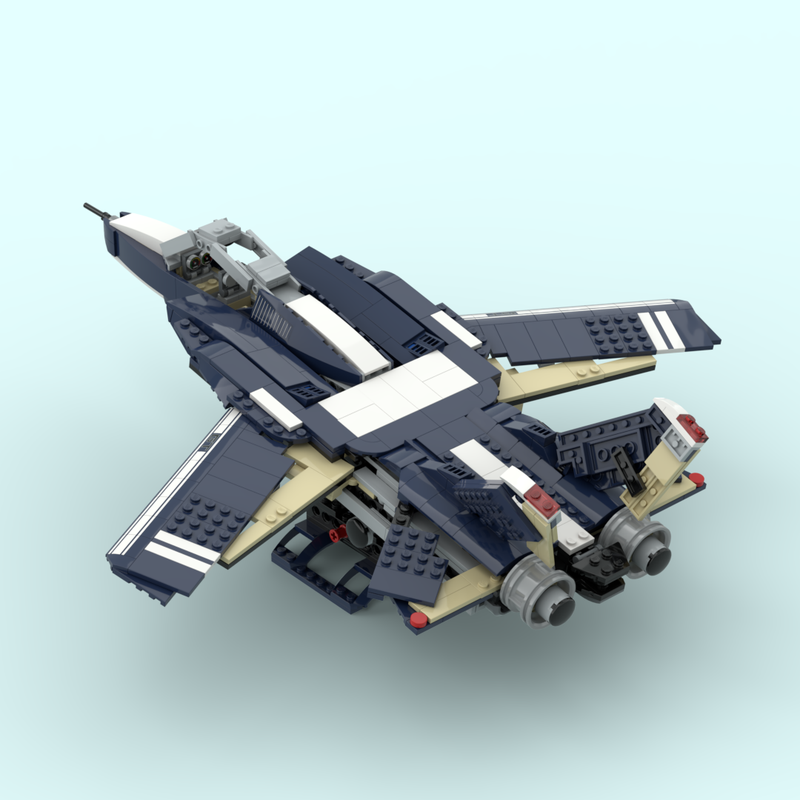 LEGO MOC 10265 F-14 instructions and wing modifications by Phil-Swift4 ...