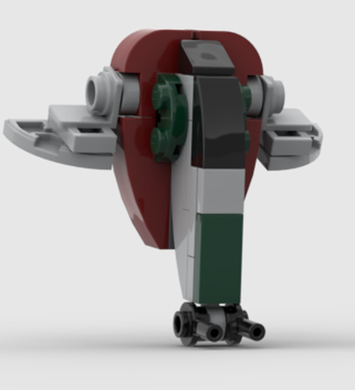 LEGO MOC micro scale slave one by Lego_things_and_stuff | Rebrickable ...